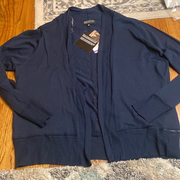 Jones New York | Sweaters | New Womans Plus Size 2x Navy Cardigan ...